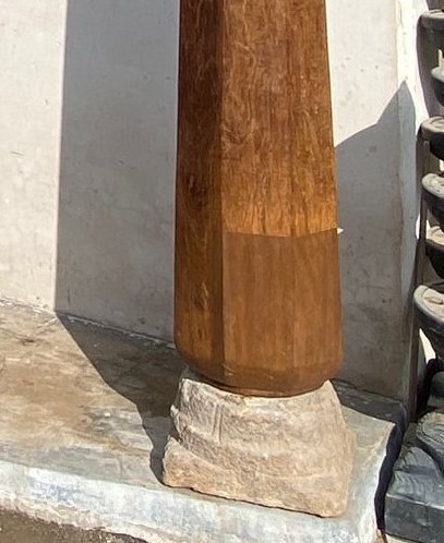 92.5″ Large Indian Old Jack Wood Chettinad Pillars | Wooden Traditional ...